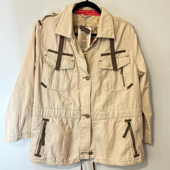 Murphy & Nye | Jackets & Coats | Womens Beige Utility Jacket Nwot ...